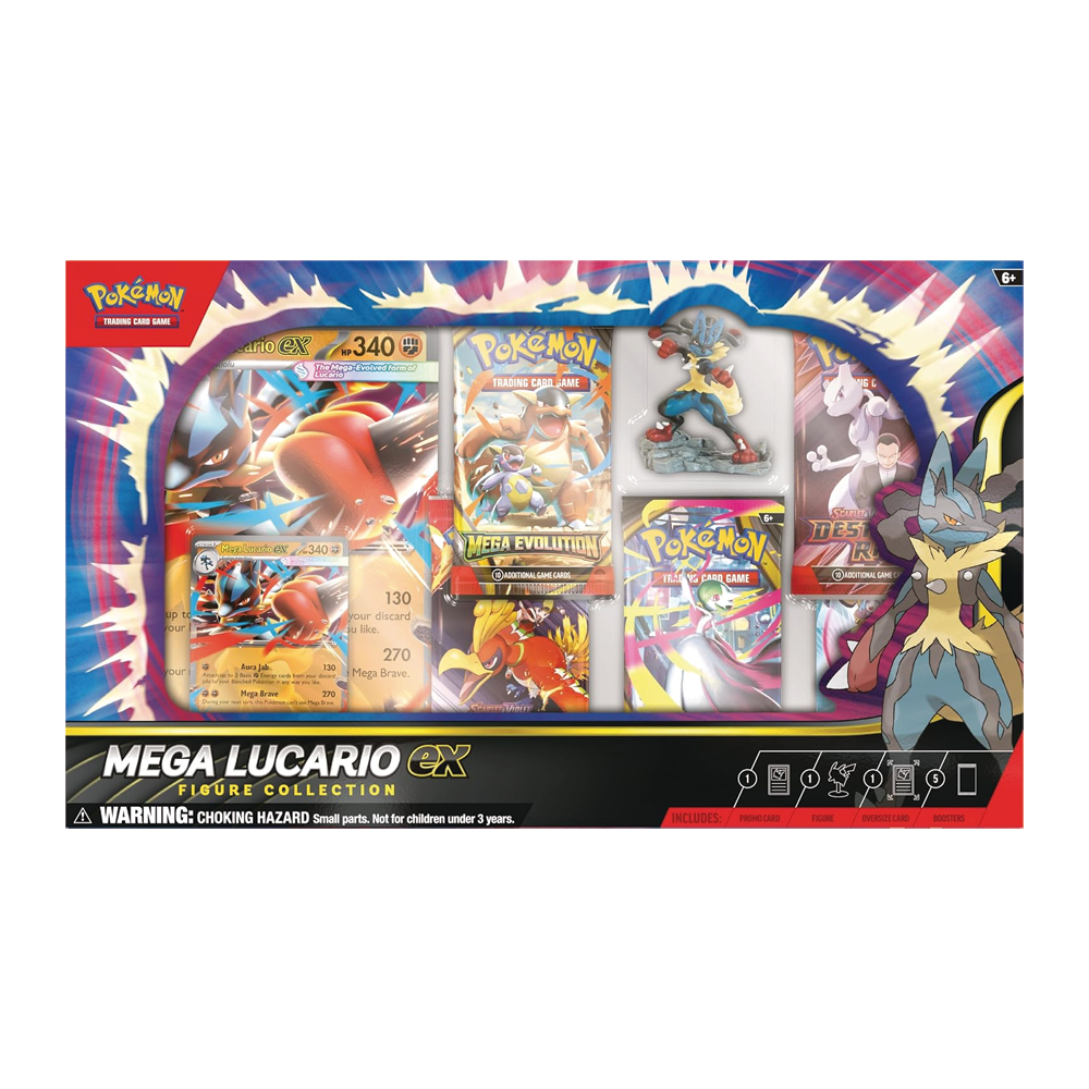 Pokemon TCG - Mega Lucario - Bundle - Maga Cards - Sport Trading Cards