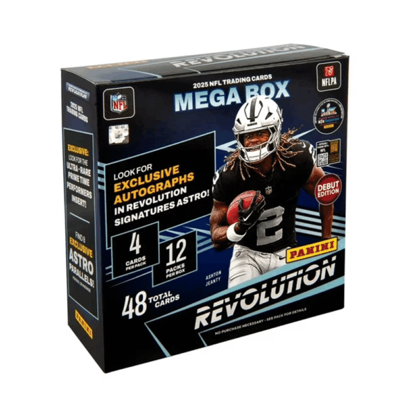 2025 Panini Revolution NFL - Mega Box - Maga Cards - Sport Trading Cards