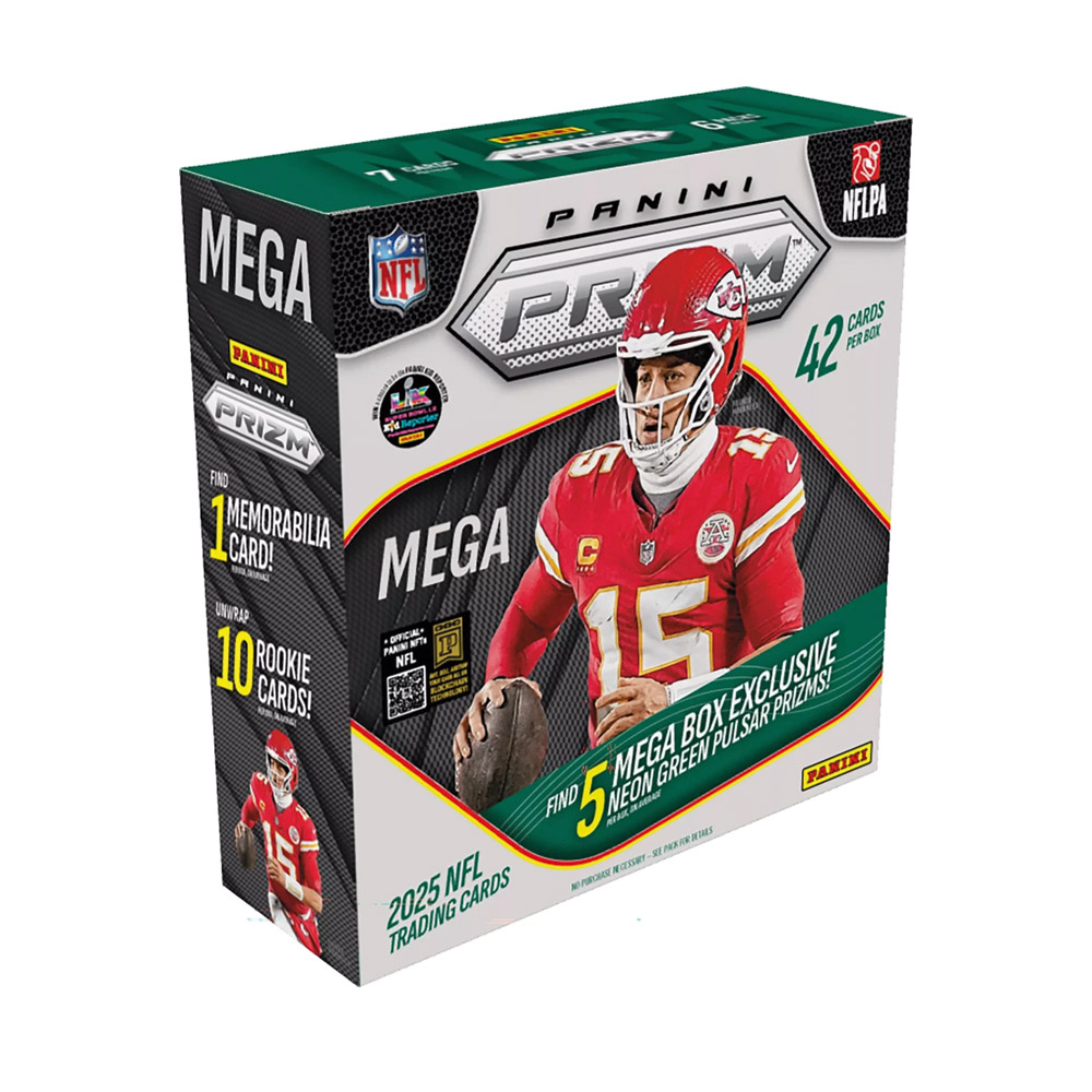 2025 Panini Prizm NFL - Mega Box - Maga Cards - Sport Trading Cards